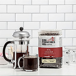 San Francisco Bay Coffee Fog Chaser Whole Bean 2LB (32 Ounce) Medium Dark Roast