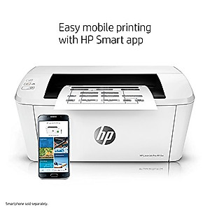 HP LaserJet Pro M15w Wireless Monochrome Printer, works with Alexa (W2G51A)