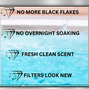 Black Diamond Stoneworks Ultimate Spa Filter Cleaner Fast-Acting Spray. Works Instantly on Hot Tub & Pool Filters Leaving Behind no Sticky Residue. Prolongs Filter Life and Pool Equipment. No Soaking