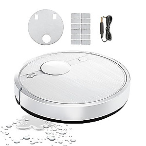 BARASH Household Robotic Vacuums, Robotic Vacuum Cleaner, Wet Sweeping Cleaner Robotic Vacuum, Mopping Robot, Mini Floor Vacuum Robot, Marble Tile Sweeper for Daily Home Cleaning, Bathroom, Bedroom