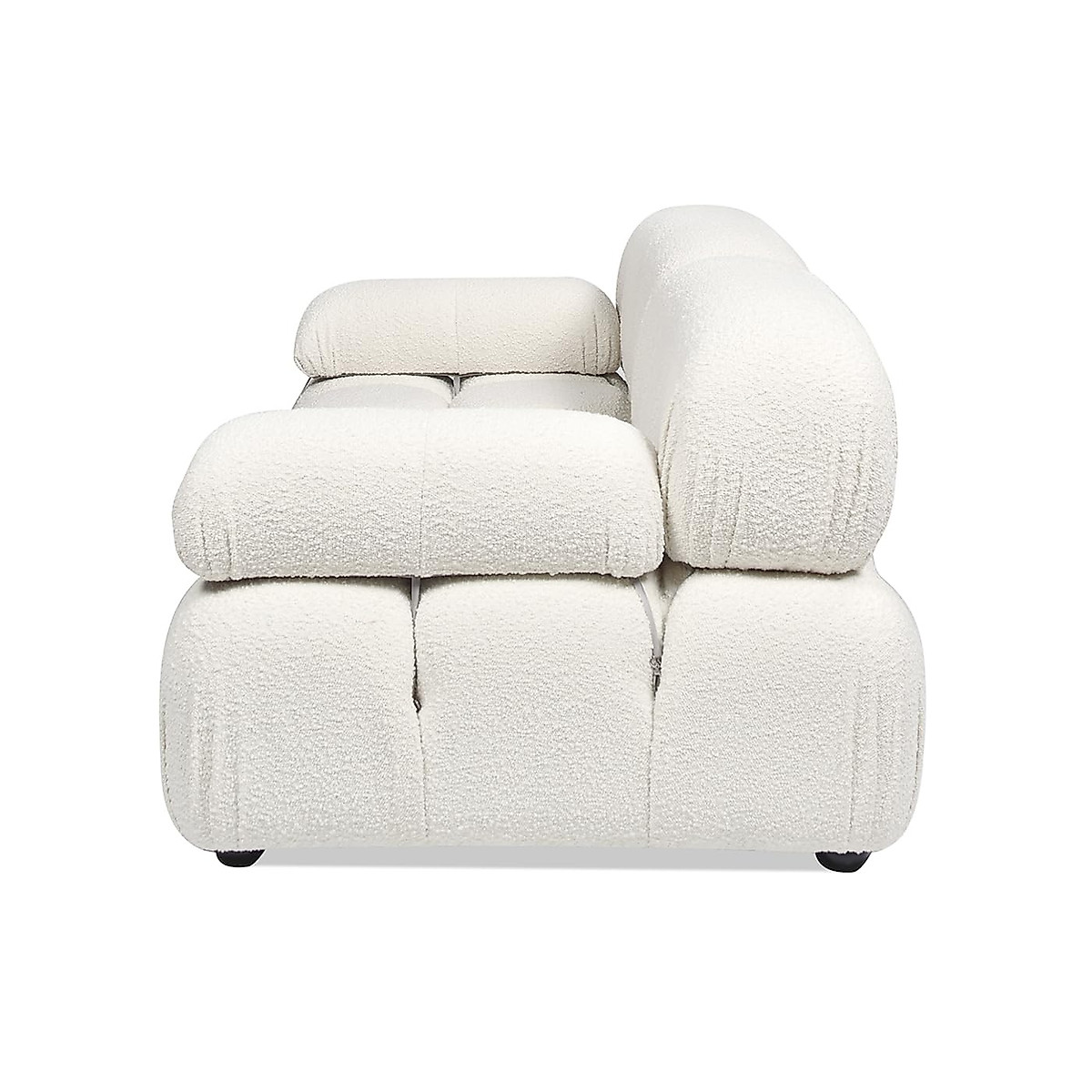 Jennifer Taylor Home Marcel 72.5" Bubble Modular Modern 2-Piece Loveseat Sofa