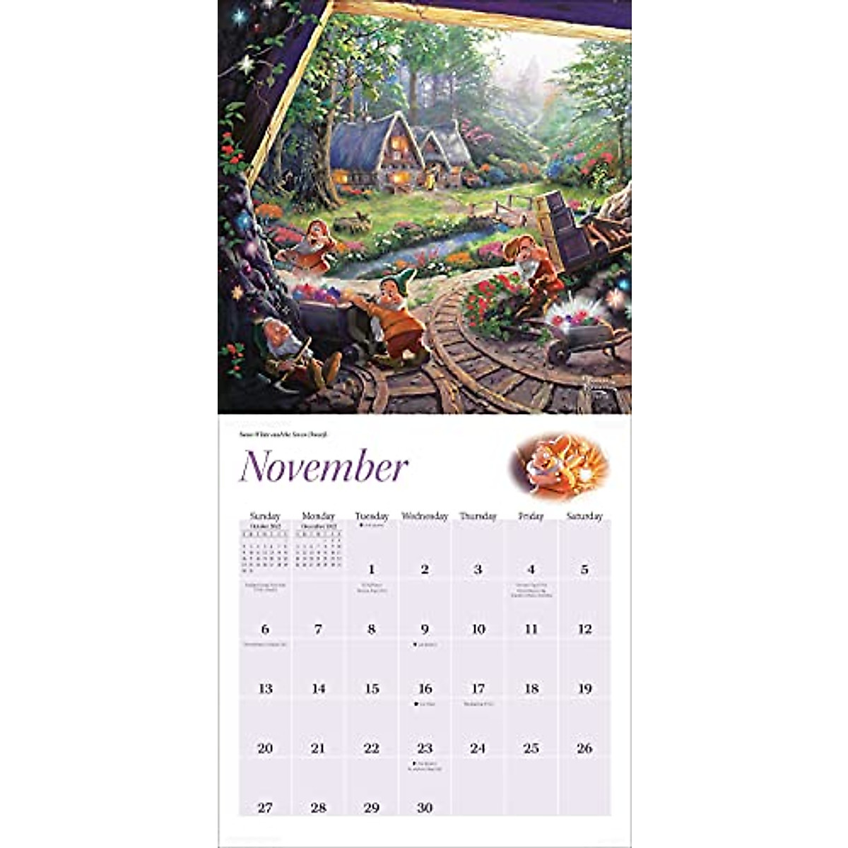 Disney Dreams Collection by Thomas Kinkade Studios: 2022 Wall Calendar