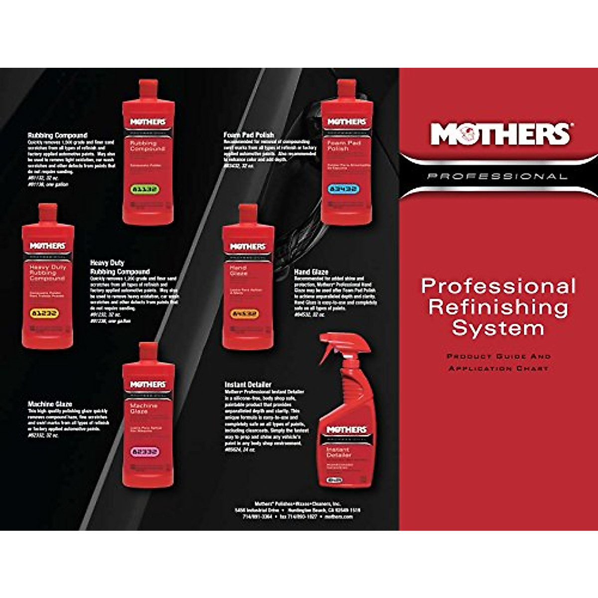 Mothers 83432 Professional Foam Pad Polish, 32 oz