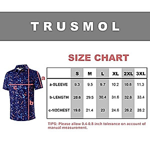 Mens Golf Shirts Dry Fit Short Sleeve Print Moisture Wicking Casual Polo Shirt
