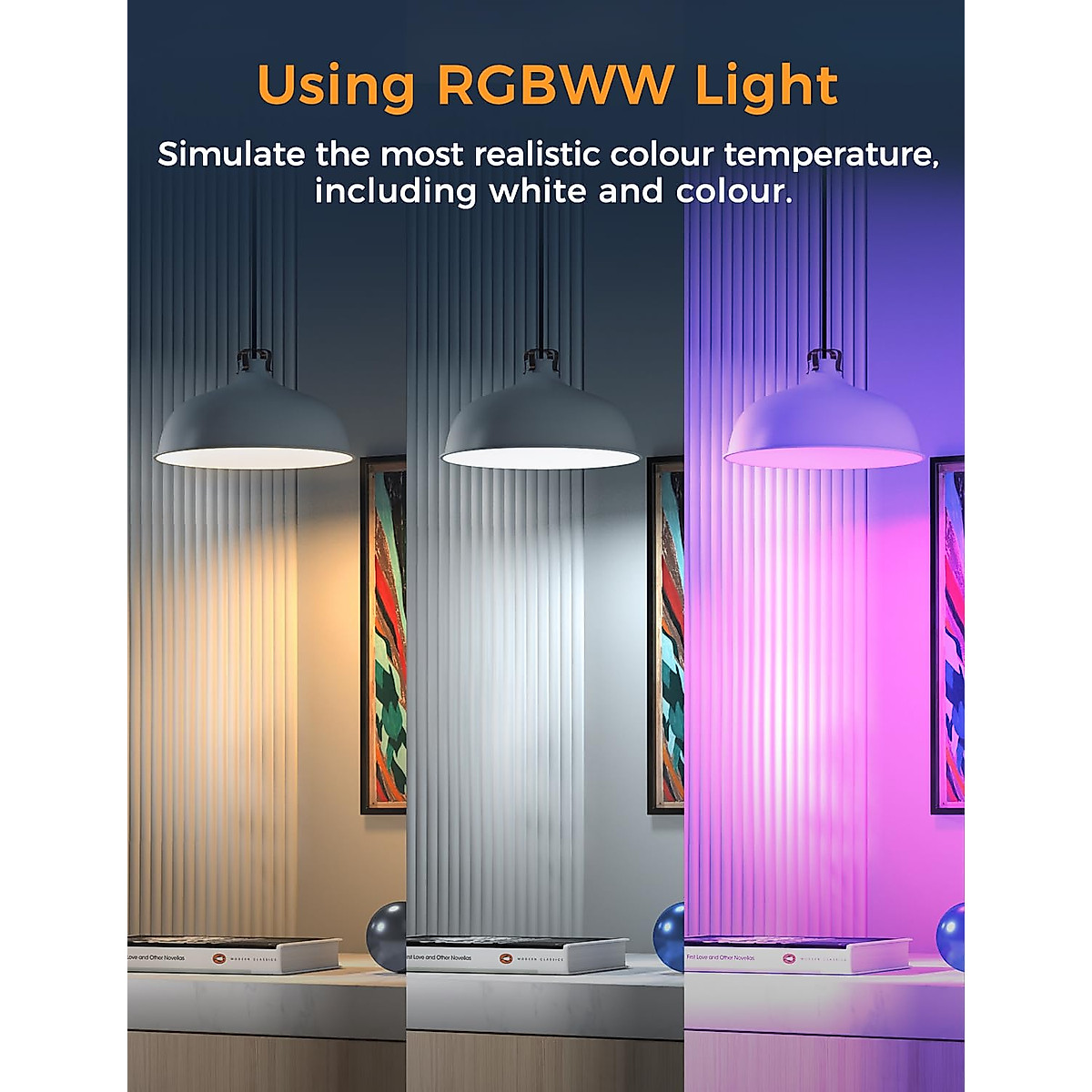 Refoss Smart Bulbs Works with Apple HomeKit, Color Changing Smart Light Bulbs Compatible with Siri, Alexa and Google Home, A19 LED Bulb, E26 Fitting, 2700K-6500K Dimmable, 9W 810 Lumens, 2 Pack