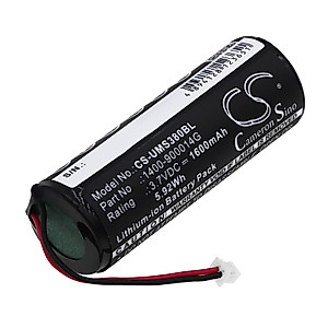 Battery for Unitech MS380 MS380-CUPBGC-SG, Replacement for 1400-900014G Battery