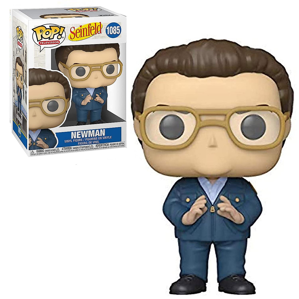 [POP] +Replacement + [Seinfeld- Newman The Mailman - Vinyl Figure #1085 - Bundled with Pop Box Protector Case] + [Funko]