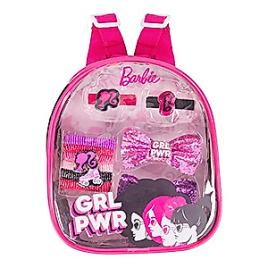 Kids Barbie Fashioninsta's Accessory Bag - Accessories Set for Girls - Barbie Sets - Bow's with Alligator Clips, Hair Ties - Ages 3+