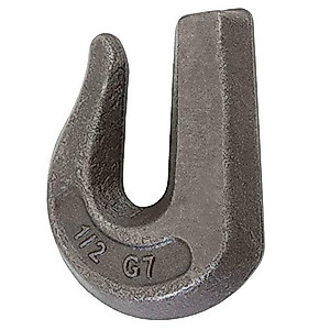 Mytee Products (4 Pack) G70 1/2" Weld On Chain Grab Hooks WLL# 11,300 lbs Bucket Flatbed Trailer Wrecker Tow Tie Down