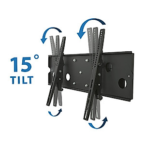 Mount-It! Long Arm TV Wall Mount with 26 Inch Extension, Swing Out Full Motion Design for Corner Installation, Fits 40 50, 55, 60, 65, 70 Inch Flat Screen TVs, 220 Lb Capacity