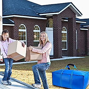 Generic Moving Bags,Storage Totes,Extra Large Storage Bags,Packing Bags with Strong Handles and Zippers for Moving,Travelling,College Dorm,Camping,Christmas Decorations Storage,Bedroom Closet (3)