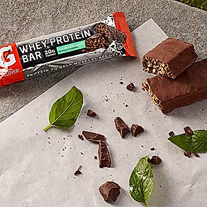 Gatorade Whey Protein Recover Bars, Mint Chocolate Crunch, 2.8 ounce bars (12 Count)