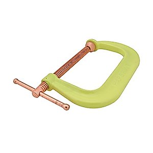 WILTON TOOLS Spark-Duty 403CS Hi-Vis C-Clamp, 3" Jaw Opening, 2-3/8" Throat (20481)