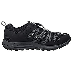 Merrell mens Wildwood Aerosport Water Shoe, Black, 11 US