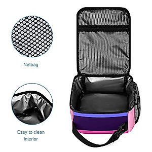 SDERDZSE Omnisexual Pride LGBTQ Backpack Set Lightweight Laptop Backpack with Lunch Bag And Pencil Case for Women Men