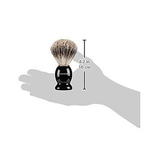 Perfecto Synthetic Bristles Shaving Brush For Men, Engineered for The Best Shave of Your Life. Shaving Brush - Shave Brush for Wet Shave for Safety Razor - Barbers Accessories, Gift For Him