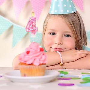 FAMGift Birthday Candles - Number 4 Candle, Butterfly Birthday Candles for Cake, Birthday Party Decorations, Theme Party Supplies, Wedding Cake Topper, Anniversary Party Decor