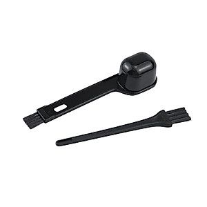 Semetall Coffee Brush Set,Coffee Scoops with Cleaning Brush for Coffee Machine