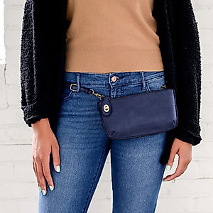 Joy Susan Women's Fashion Purse Mini Crossbody Wristlet Clutch Handbag - Cobalt