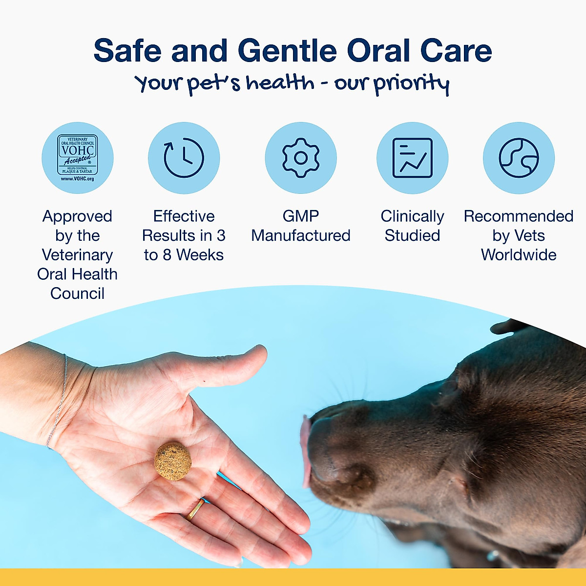 ProDen PlaqueOff Soft Chews with Natural Kelp - for Small & Medium Breed Dogs & Cats - Supports Normal, Healthy Teeth, Gums, and Breath Odor in Dogs & Cats - 90 Soft Chews