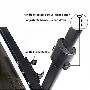 Garden Folding Trolley Portable Collapsible Outdoor Utility Wagon Picnic Camping Cart 80KG Max Load Push Wagon Sturdy Lightweight Beach Outdoor Garden Picnic Cart,White