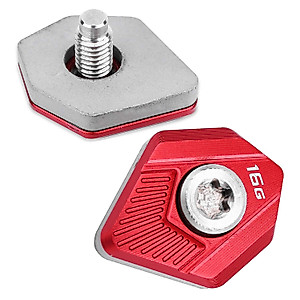 Gofotu 1 Set Aftermarket Golf Weight Tool Kit Fit Cobra SZ Speedzone Driver Red 6g,8g,10g,12g,14g,16g+Wrench+case