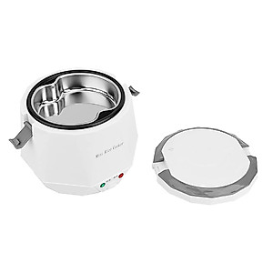 Fydun 1.6L Portable Electric Rice Cooker Rice Cooking Tool for 12V Car Use White