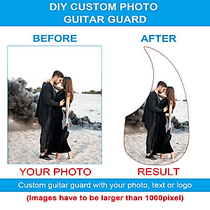 Custom Acoustic Guitar Pick Guard Personalized Photo Guitar Pickguard Scratch Plate For Guitar Replacement Gifts (sort)
