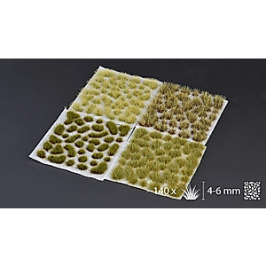 Gamers Grass Marshland Set (140 Tufts, 4-6mm) - Simulates Waterlogged Plants, Best for Marsh and Peat Landscapes