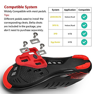 kushike Road Bike Cycling Shoes Compatible with Peloton Shimano SPD Bike Riding Shoes for Men's and Women,Indoor Cycling Shoes Women,Spinning Shoes for Women Indoor cycling-12-2106Ayellow