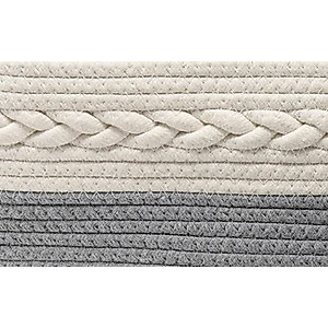 AMP Baby Diaper Caddy Organizer - Changing Table Diaper Organizer - Portable Rope Nursery Storage Bin for Boys and Girls - Diaper Storage Basket for Changing Table & Car Basket