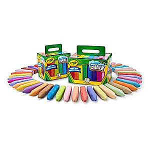 Crayola Washable Sidewalk Chalk Set, Outdoor Toy, Easter Gifts for Kids, 72 Count [Amazon Exclusive]
