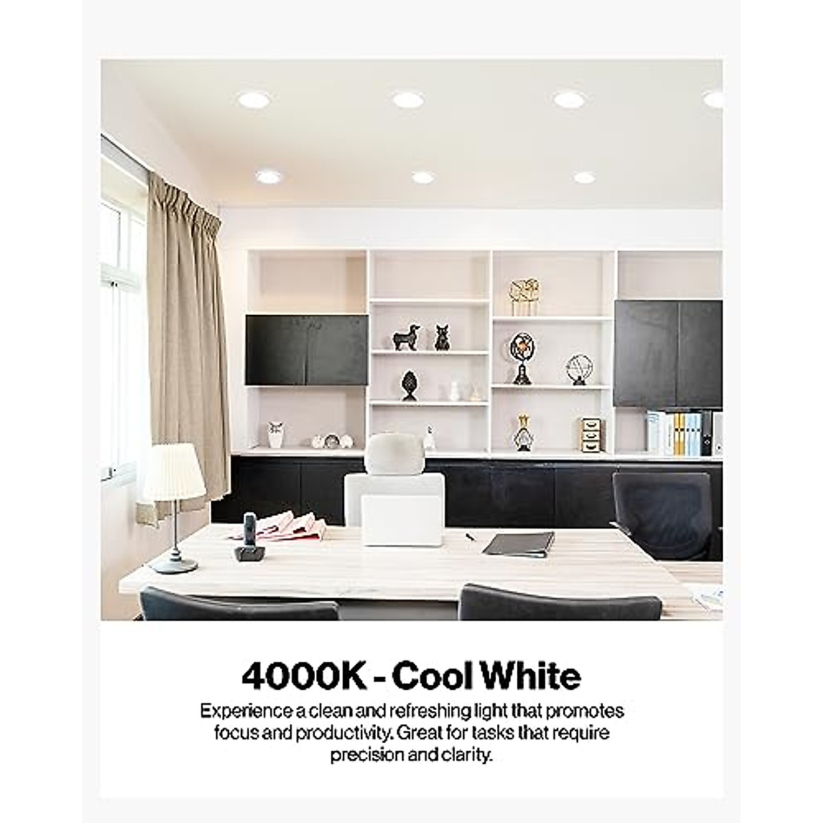 Sunco 12 Pack BR30 Indoor Recessed Flood Light Bulb LED 4000K Cool White, Dimmable, 850 LM, E26 Base, 25,000 Lifetime Hours - UL & Energy Star, White, 11W, 65W Equivalent