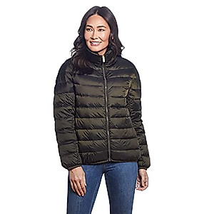 Martha Stewart Everyday Packable Jacket - Down Jacket with Hidden Pocket Zippers - Great for Daily Wear