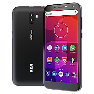 RCA Reno Pro, 5.5" HD+ Display, 32GB, 13MP Camera, 4G LTE Unlocked Smartphone (Black)