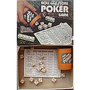 Roll and Score Poker Dice Game - 1977