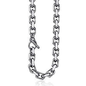 Trendsmax Mens Womens Stainless Steel Necklace Cable Rolo Link Chain 18 inch