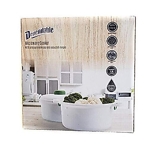 Eco Friendly Microwave Pressure Cooker Steamer Healthy Cooking Quick Fast Vegetables Meats Poultry Fish Rice Cooker No Oil Needed! BPA FREE