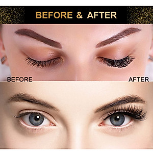 Magnetic Eyelashes without Eyeliner, 3 Pairs Natural Looking Magnetic Lashes without Eyeliner, 3D Effect Reusable Waterproof Fake Eyelashes with Tweezers, Easy to Wear, No Glue Needed