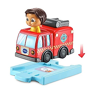 VTech CoCoMelon Go! Go! Smart Wheels Nina’s Fire Truck and Track