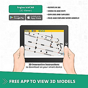 Engino- STEM Toys, Physics Laws: Inertia, Friction, Circular Motion, Construction Toys for Kids 9+, Educational Toys, Gifts for Boys & Girls (6 Model Options)