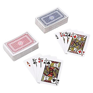 Mini Playing Cards Deck, Small Casino Card Games for Kids, Magic Party Favor, 2.5" Inches (12-Pack)