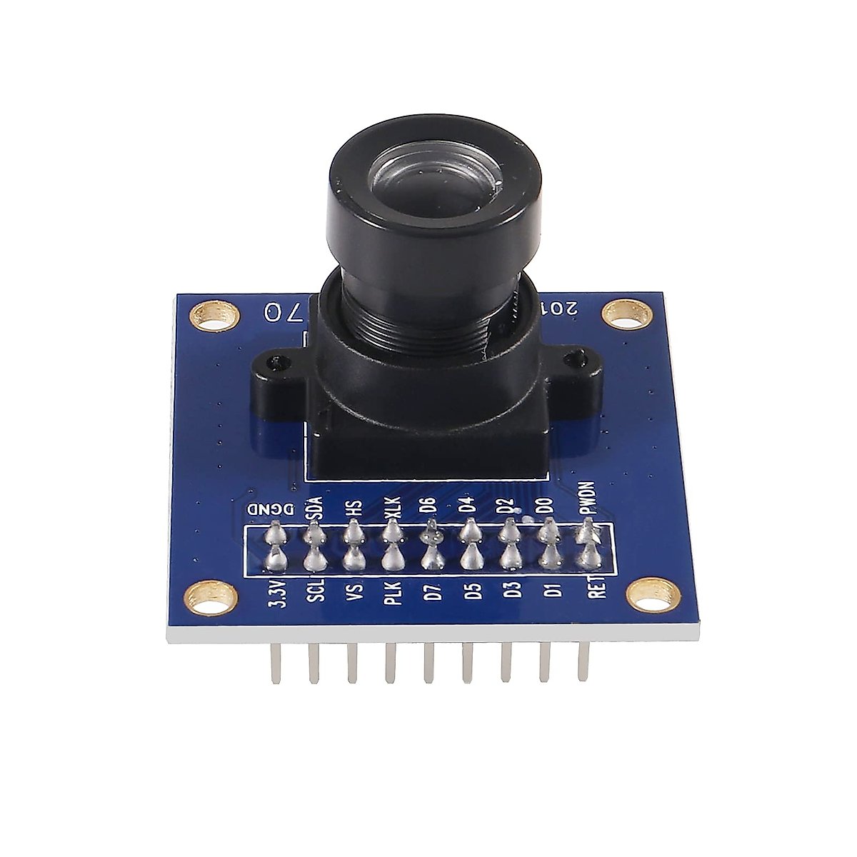 ACEIRMC 6pcs VGA OV7670 640x480 0.3Mega 300KP VGA CMOS Camera Module I2C Compatible with Arduino ARM FPGA