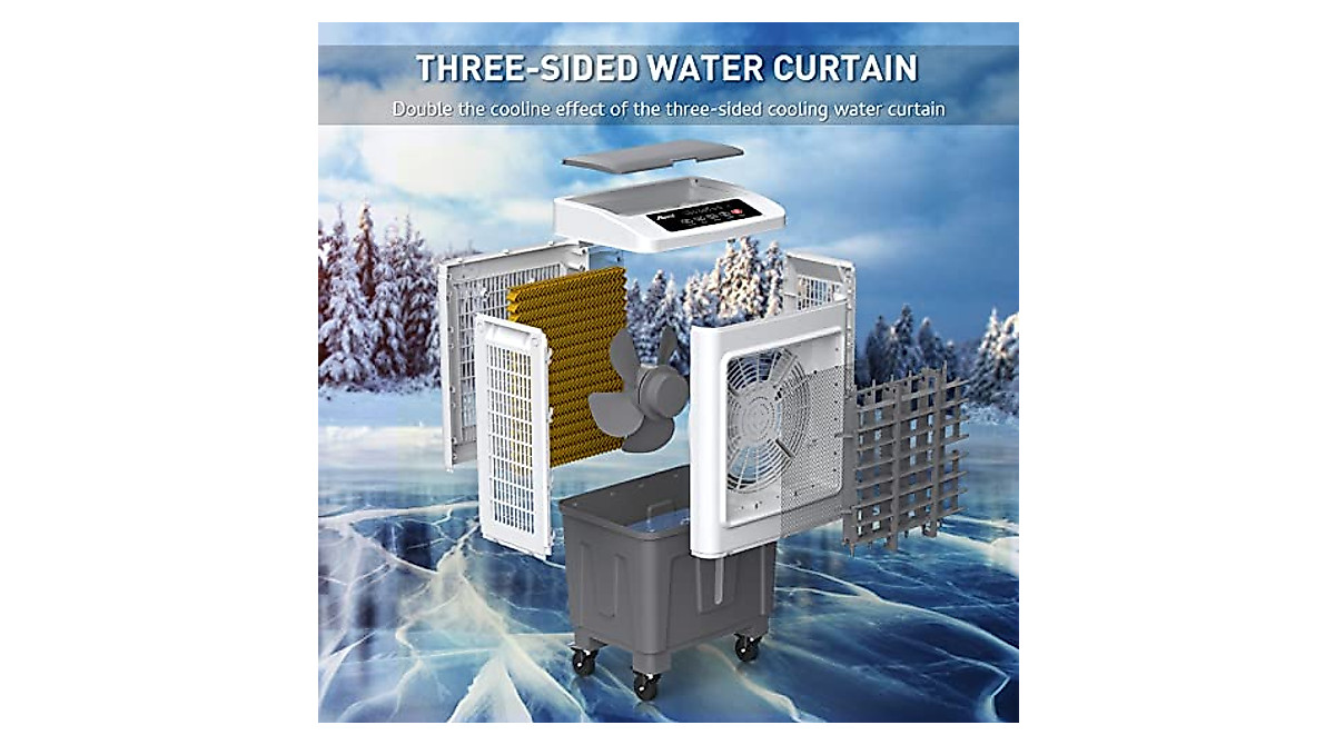 Alpaca Portable Evaporative Cooler | 3-in-1 Room & Office Cooling