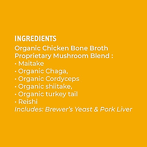 iHeartDogs Turkey Tail Mushroom for Dogs with Bone Broth and 6 Mushroom Blend Powder - Mushroom Supplement for Dogs