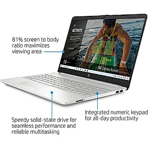 HP 15.6" Touchscreen Laptop 2024, FHD Display, Intel Core i7-1255U Processor(10-core, Up to 4.7GHz), 64GB RAM, 2TB SSD, Long Battery Life, WiFi, Webcam, Windows 11 S, with Laptop Stand
