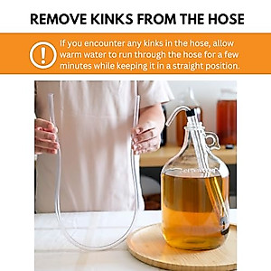 FastRack 3/8" Auto Siphon with Clamp | 6.5' ft Hose | Bottling Siphoning Kit w/Food Grade BPA Free Plastic Tubing for Beer or Wine Carboy Bottle Filling | Made in the USA