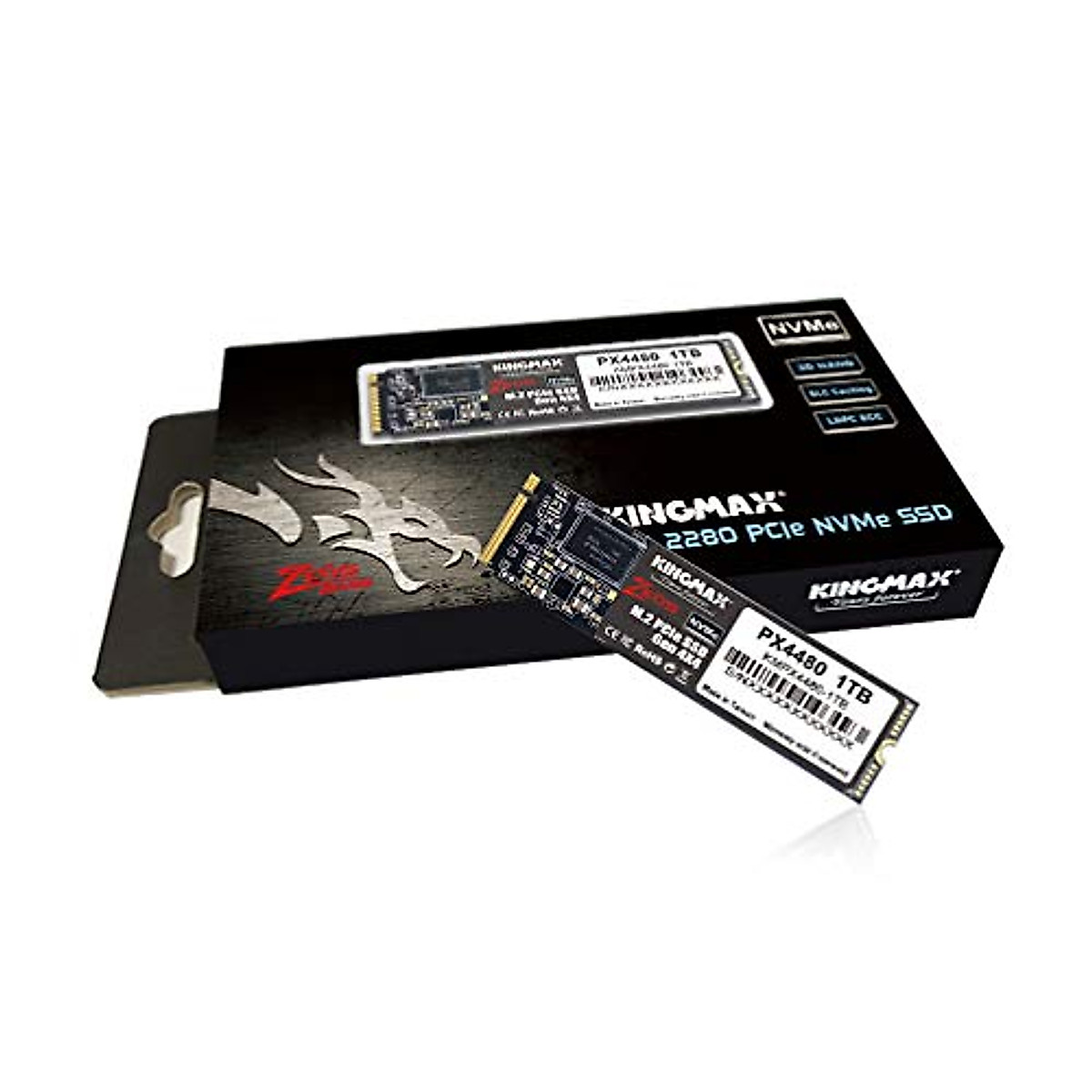 KINGMAX SSD M.2 1TB PX4480 Series Type2280 NVMe PCIe Gen4x4 (Max Read: 5,000MB/s) 3 Year Warranty Authorized Dealer KMPX4480-1TB