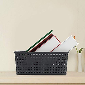Nesmilers 6 Packs Woven Storage Baskets, Small Cupboard Baskets