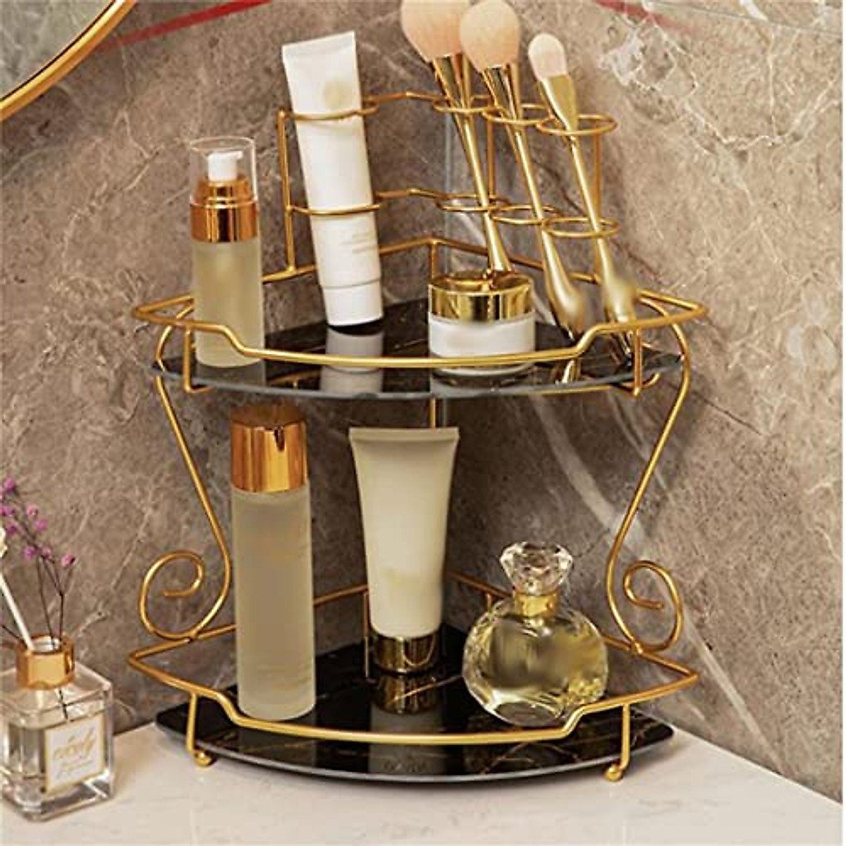 Triangular Shelf Storage Bathroom Corner Washstand Toilet Toilet Cosmetic Washstand